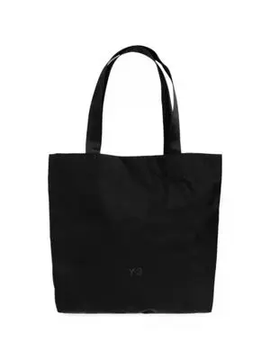 Y3 Logo-print Tote Bag - Black