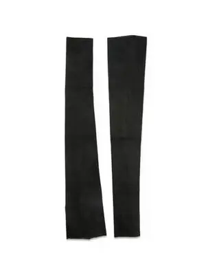 Isabel Benenato Suede Fingerless Gloves