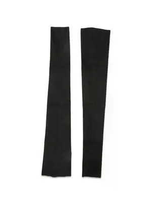 Isabel Benenato Suede Fingerless Gloves