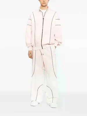 Off-White Logo Embroidered Wide-leg Track Pant