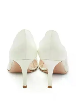 GIANVITO ROSSI Plexi Pointed-toe Pumps