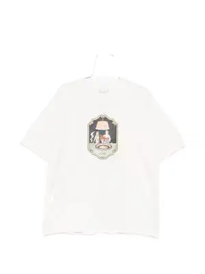 Drole De Monsieur Graphic-print T-shirt - White