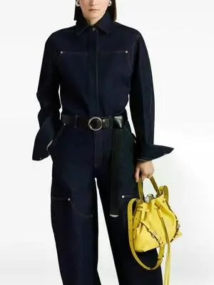 Givenchy Contrast-stitch Denim Shirt