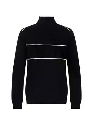 BOSS Quarter-zip Logo-print Sweater