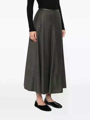 Agnona High-waisted A-line Skirt