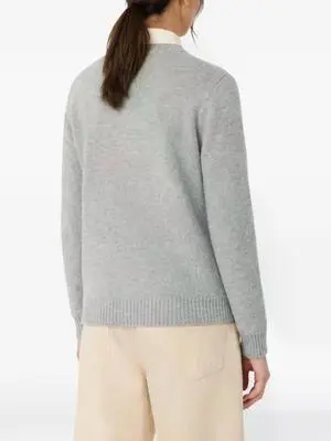 Max Mara Alpaca And Wool-blend Yarn Sweater Light