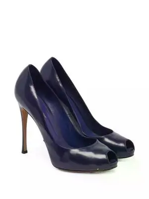 GIANVITO ROSSI Peep-toe Pumps