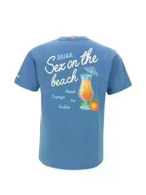 MC2 SAINT BARTH Graphic-print T-shirt - Blue