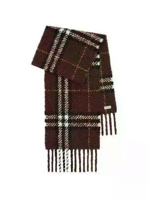 Burberry Check Scarf - Brown