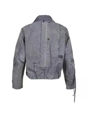 UNDER THE SIGN Patchwork Wax-coated Jacket