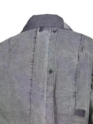 UNDER THE SIGN Patchwork Wax-coated Jacket