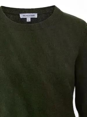 Veronica Beard Shana Short-sleeve Sweater - Green