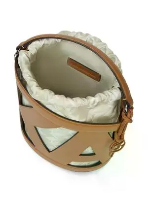 Karl Lagerfeld Ikon Monogram Bucket Bag