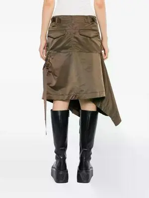 Sacai Asymmetric-hem Cargo Skirt