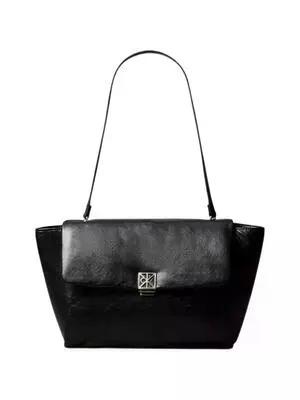 Calvin Klein Logo-plaque Foldover Shoulder Bag
