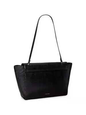 Calvin Klein Logo-plaque Foldover Shoulder Bag