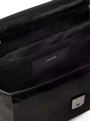 Calvin Klein Logo-plaque Foldover Shoulder Bag