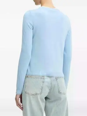 Liu Jo Embellished-button Slit-cuff Cardigan