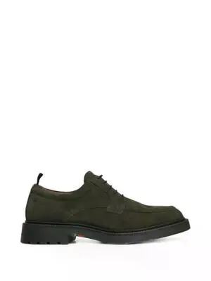 Tommy Hilfiger Lace-up Suede Derby Shoes - Green