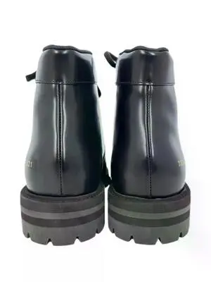 COMMON PROJECTS Lace-up Hiking Leather Boots - Black