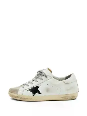 GOLDEN GOOSE Super Star Suede-trim Sneakers