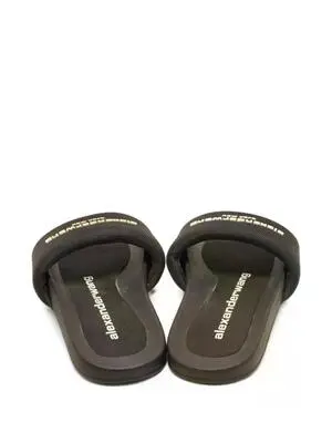 ALEXANDER WANG Aw Pool Logo-detail Sandals