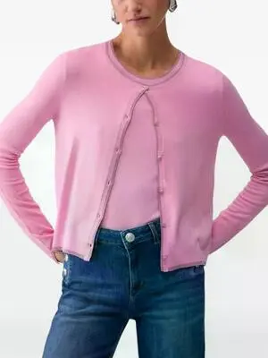 Liu Jo Cardigan With Slits - Pink