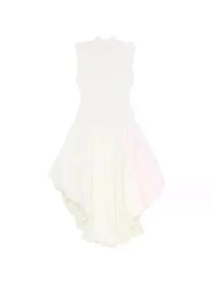 Aje Venetia Knit Midi Dress - White