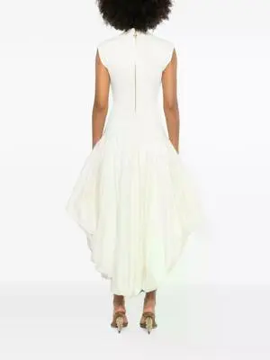 Aje Venetia Knit Midi Dress - White