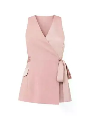 Liu Jo Wrap-style Side-tie Gilet