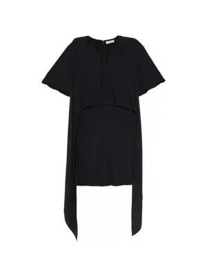 Balenciaga Layered Asymmetric Dress