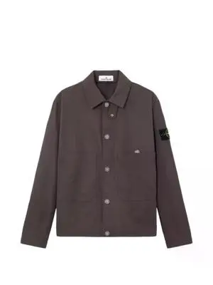 Stone Island Logo-patch Button-up Jacket