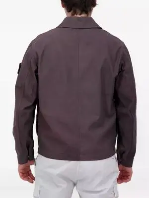 Stone Island Logo-patch Button-up Jacket