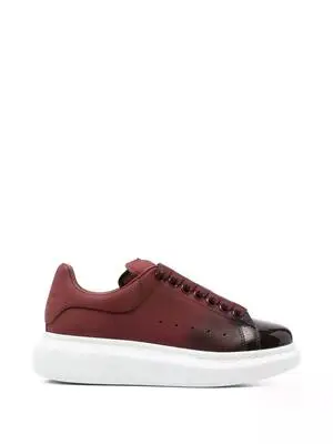 Alexander McQueen Oversized Platform Sneakers Red