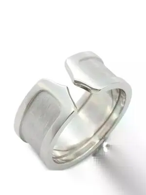Cartier Large C2 Ring - Silver