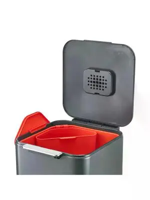 JOSEPH JOSEPH 40l Totem Recycling Bin - Grey
