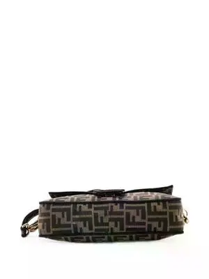 Fendi Baguette Nm Bag Zucca Canvas Medium Shoulder Bag