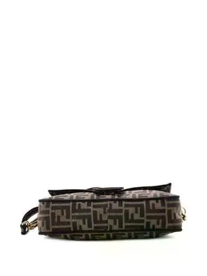 Fendi Baguette Nm Bag Zucca Canvas Medium Shoulder Bag