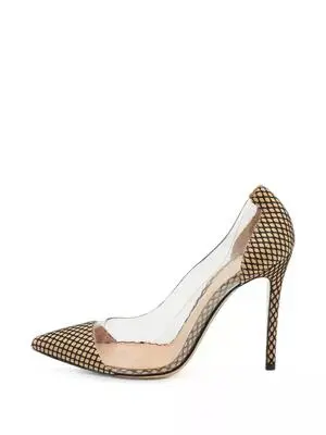 GIANVITO ROSSI Plexi Mesh Pumps