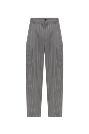 Dolce & Gabbana Wool Pants With Pinstripe Pattern