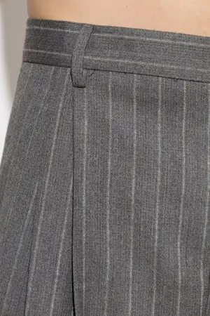 Dolce & Gabbana Wool Pants With Pinstripe Pattern