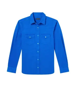 TOM FORD Garment-dyed Denim Shirt
