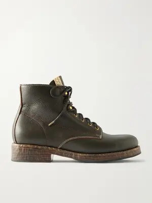 Visvim Virgil Folk Leather Boots - Brown