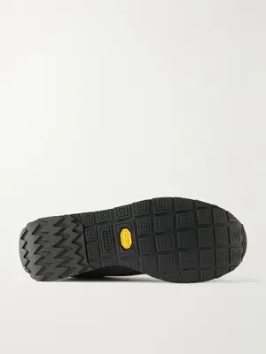 Visvim Fkt Runner Leather And Suede-trimmed Shell Sneakers