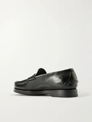 Visvim Fabro-folk Leather Loafers