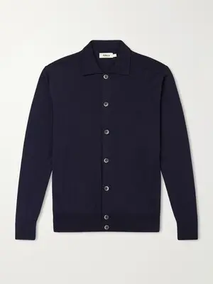 Altea Virgin Wool Cardigan - Blue