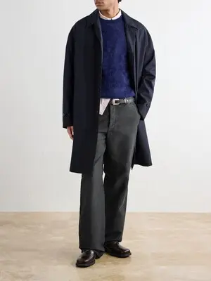 Barena Venezia Straight-leg Cotton-satin Trousers