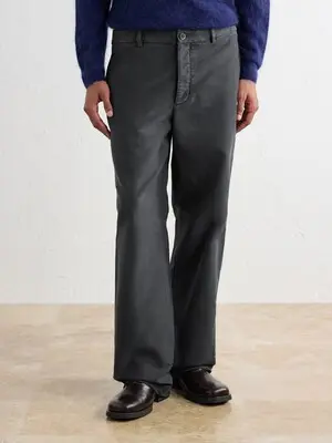 Barena Venezia Straight-leg Cotton-satin Trousers