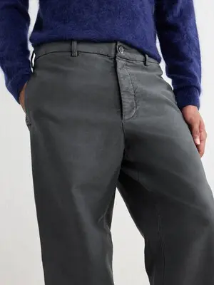 Barena Venezia Straight-leg Cotton-satin Trousers