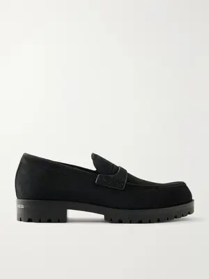 CHRISTIAN LOUBOUTIN Cavavin Suede Loafers